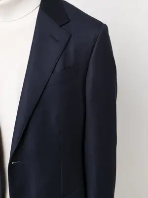 Zegna Notched-lapels Wool Blazer