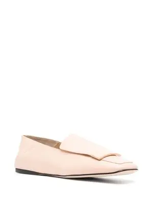 SERGIO ROSSI Logo-plaque Flat Loafers