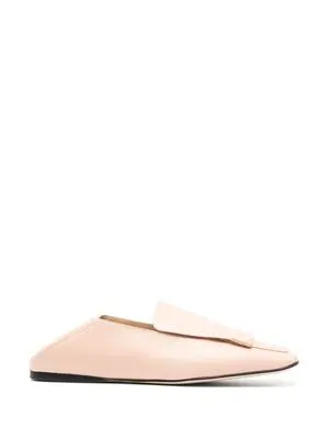 SERGIO ROSSI Logo-plaque Flat Loafers