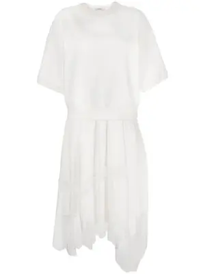 Goen.j Layered Lace-trimmed Midi Dress