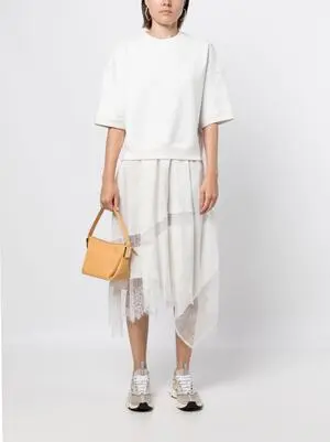 Goen.j Layered Lace-trimmed Midi Dress