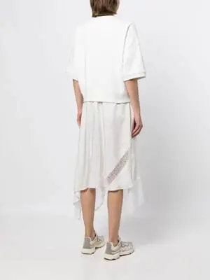 Goen.j Layered Lace-trimmed Midi Dress