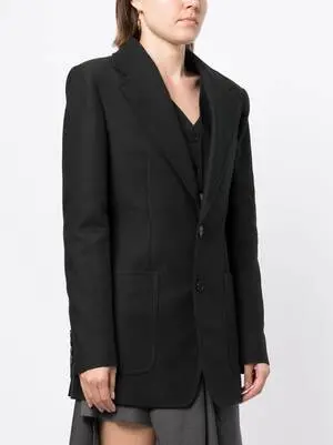Goen.j Notched-lapel Single-breasted Blazer