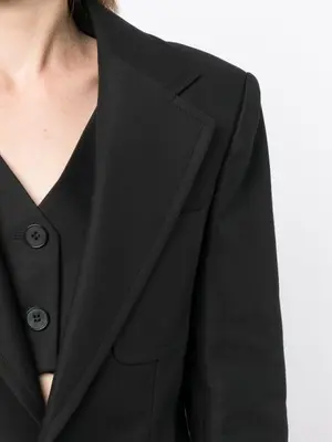 Goen.j Notched-lapel Single-breasted Blazer