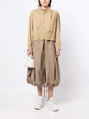 Goen.j Trouser-motif Bomber Jacket
