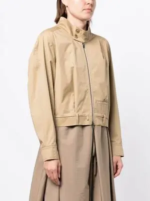Goen.j Trouser-motif Bomber Jacket