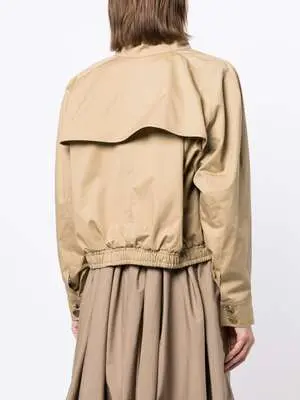 Goen.j Trouser-motif Bomber Jacket