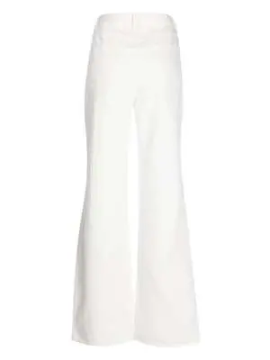 Goen.j Ripped High-rise Straight-leg Jeans - White