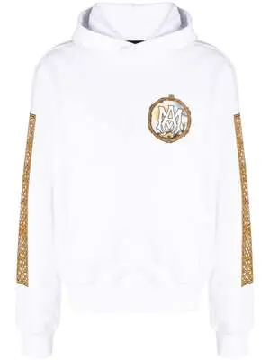 Amiri Logo-print Long-sleeve Sweatshirt - White