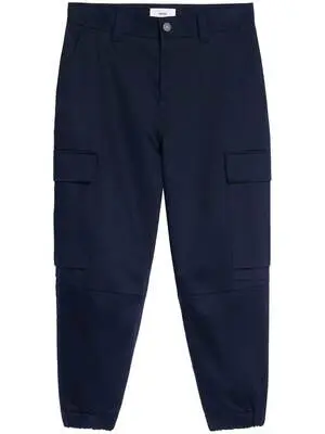 AMI Paris Straight-leg Cargo Pants - Blue