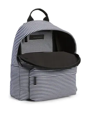 GIUSEPPE ZANOTTI Logo-print Striped Backpack