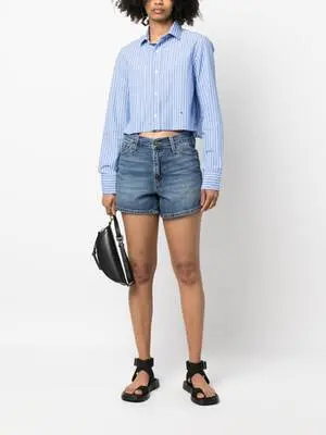 LEVI'S High-rise Denim Shorts - Blue