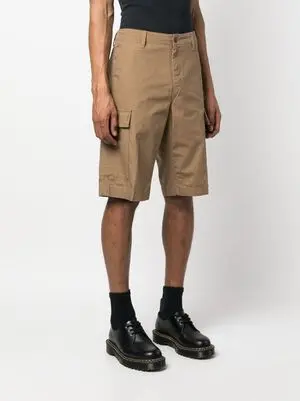 Carhartt Work In Progress Logo-patch Cargo Shorts - Neutrals