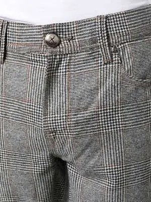 TRAMAROSSA Checked Straight-leg Trousers - Neutrals