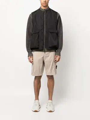 Stone Island Compass-patch Cargo Shorts
