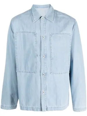 Kenzo Patch-design Denim Shirt