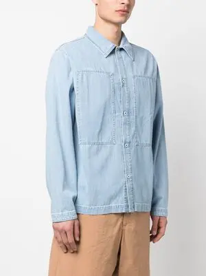 Kenzo Patch-design Denim Shirt
