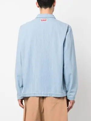 Kenzo Patch-design Denim Shirt
