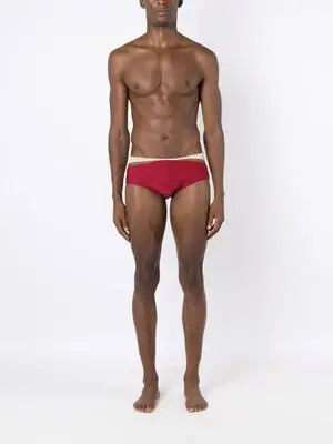 AMIR SLAMA Colour-block Swim Trunks