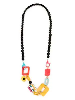 AMIR SLAMA Floral Appliqué Necklace