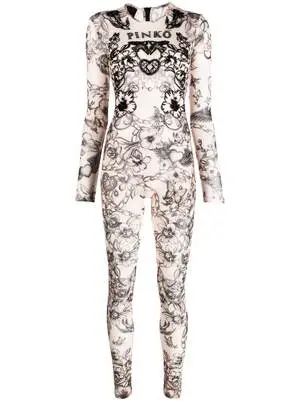 Pinko Tattoo-print Jumpsuit