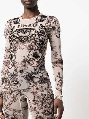 Pinko Tattoo-print Jumpsuit