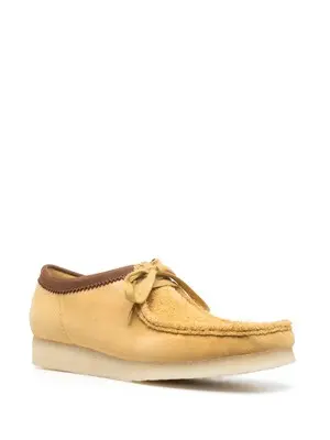 Clarks Wallabee Suede Derby Shoes - Neutrals