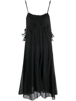 Isabel Marant Étoile Teza Silk Midi Dress