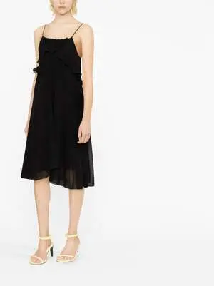 Isabel Marant Étoile Teza Silk Midi Dress