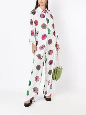 AMIR SLAMA Graphic-print Trousers