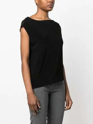 Norma Kamali Asymmetric Top - Black