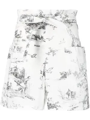 Philosophy Di Lorenzo Serafini Belted Shorts For Women