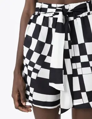 AMIR SLAMA Geometric-print Shorts