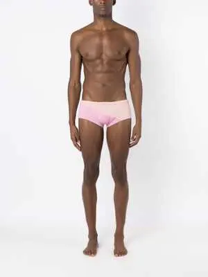 AMIR SLAMA Panelled Swim Trunks - Pink