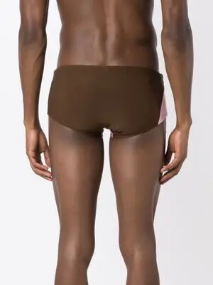 AMIR SLAMA Panelled Swim Trunks