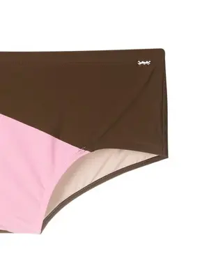 AMIR SLAMA Panelled Swim Trunks