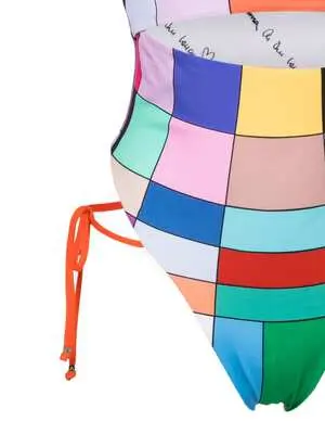 AMIR SLAMA Graphic-print One-piece Swimsuit