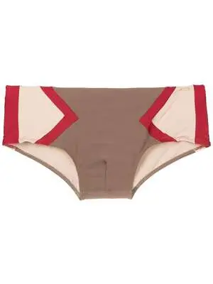 AMIR SLAMA Colour-block Swimming Trunks - Multicolour