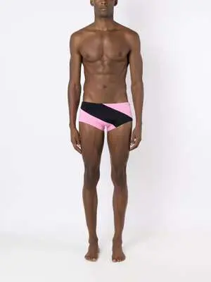 AMIR SLAMA Panelled Swim Trunks