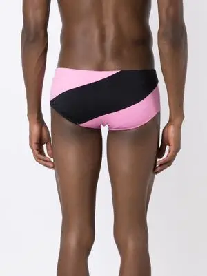 AMIR SLAMA Panelled Swim Trunks