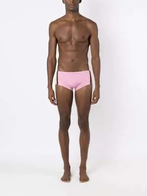 AMIR SLAMA Side-stripe Swim Trunks