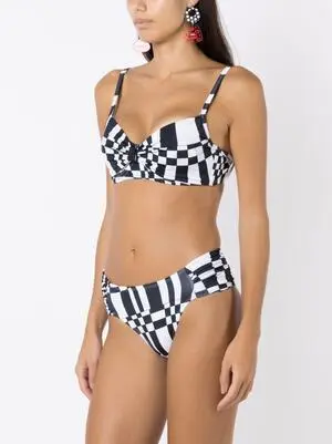 AMIR SLAMA Geometric-print Two-piece Set