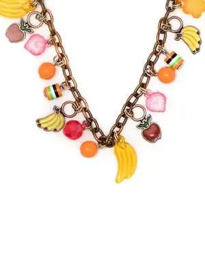 AMIR SLAMA Fruit Charm Necklace - Multicolour