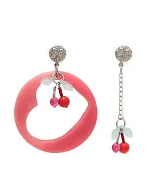 AMIR SLAMA Cherry-motif Earrings - Pink