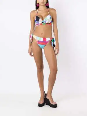 AMIR SLAMA Graphic-print Bikini Set