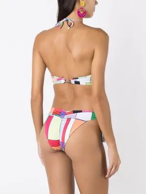 AMIR SLAMA Graphic-print Bikini Set