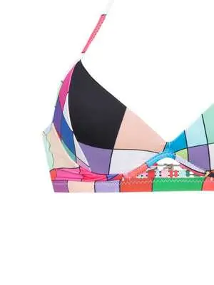 AMIR SLAMA Graphic-print Bikini Set