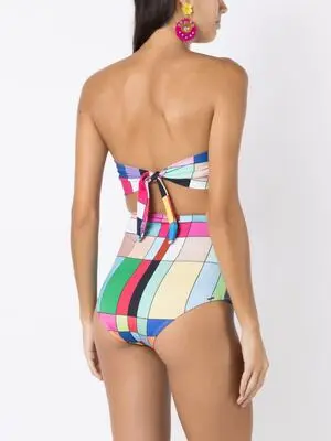 AMIR SLAMA Graphic-print Bikini Set