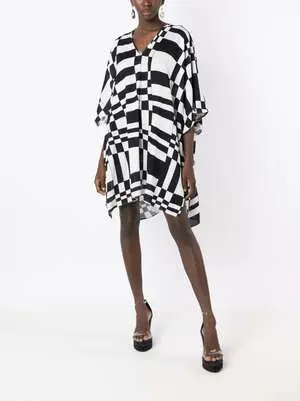 AMIR SLAMA Geometric-print Blouse