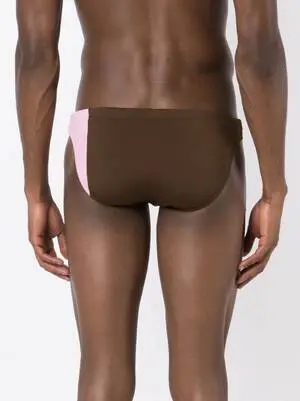 AMIR SLAMA Panelled Swim Trunks